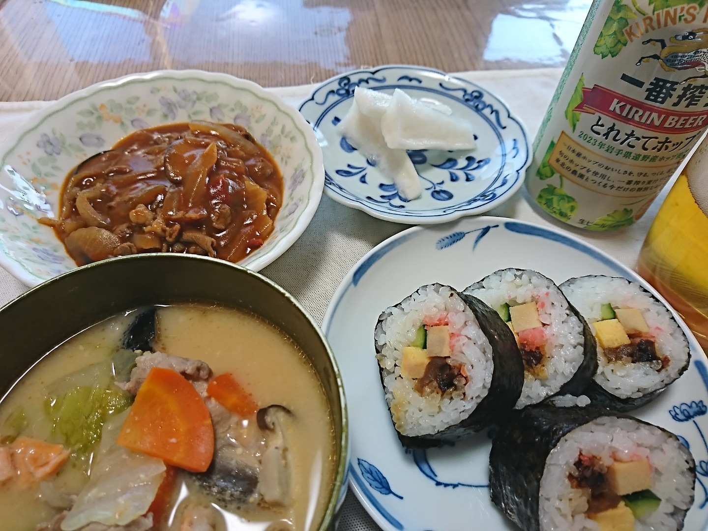 一気に真冬に、スイミングお休みします、粕汁、アンパンとチーズパン: さっちょさんのパン工房